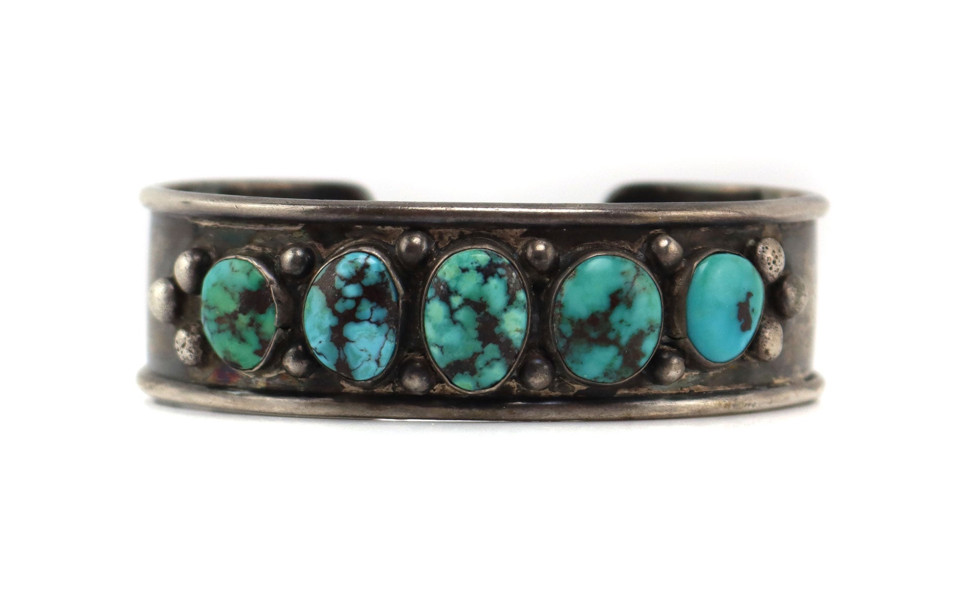 Ralph Tawangyaouma (1894-1972) - Hopi - Turquoise and Sterling Silver