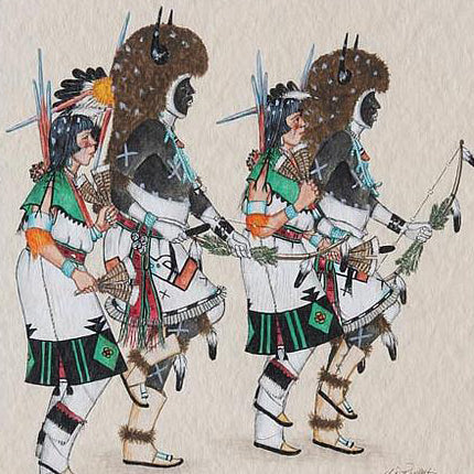Jose Roybal Tewa Paintings