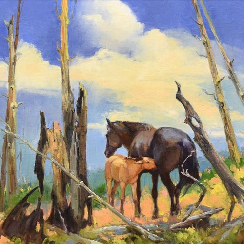 Veryl Goodnight Wildlife and Equine Sculptor/Painter