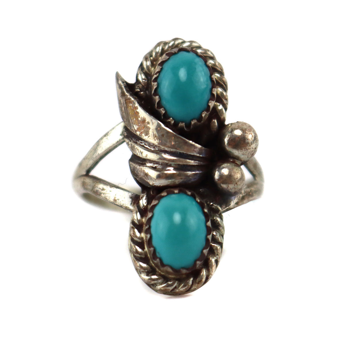 Teddy Silversmith & Atkinson Trading Co. - Navajo - Turquoise and Silv