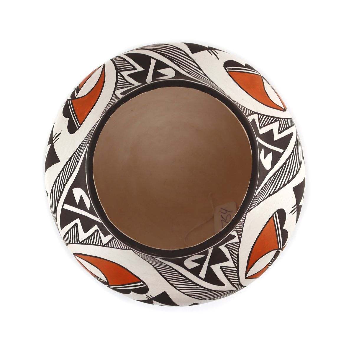 Lucy Lewis (1890-1992) - Acoma Polychrome Olla c. 1960s, 8" x 9" (P912