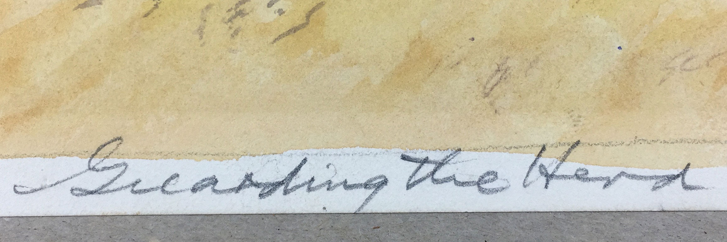 SOLD Leonard H. Reedy (1899-1956) - Guarding the Herd