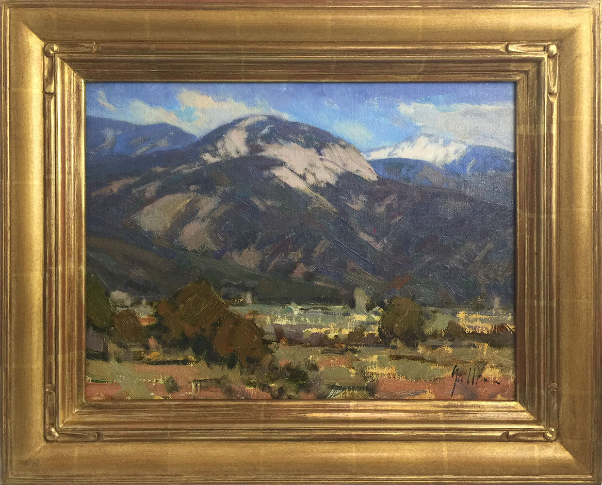 SOLD Bill Gallen - Taos, Late Winter (PLV90713-0117-003)