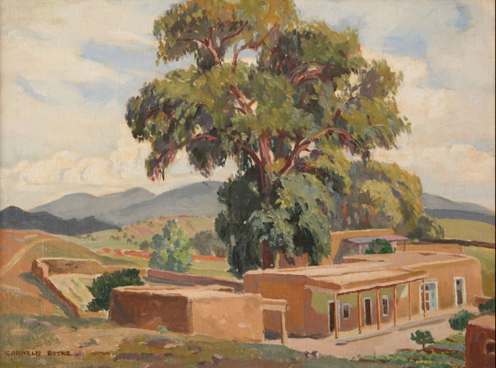 SOLD Cornelius Botke (1887-1954) - Galisteo, New Mexico