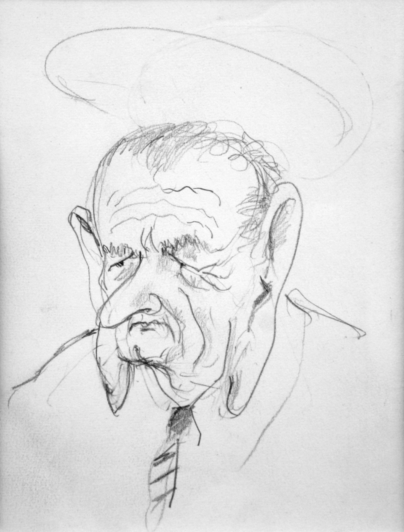 SOLD Peter Hurd (1904-1984) - Lyndon Baines Johnson