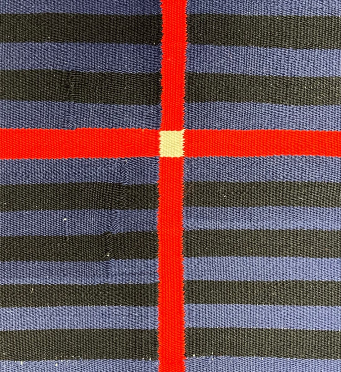 Navajo Moki Revival Blanket with Spider Woman Crosses c. 2000s, 60.5"
